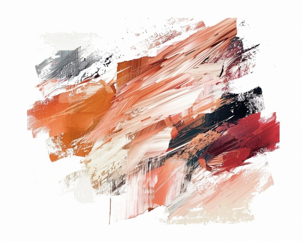 Brush Strokes Abstract 5"x7" Art Print - Mowbi Wholesale