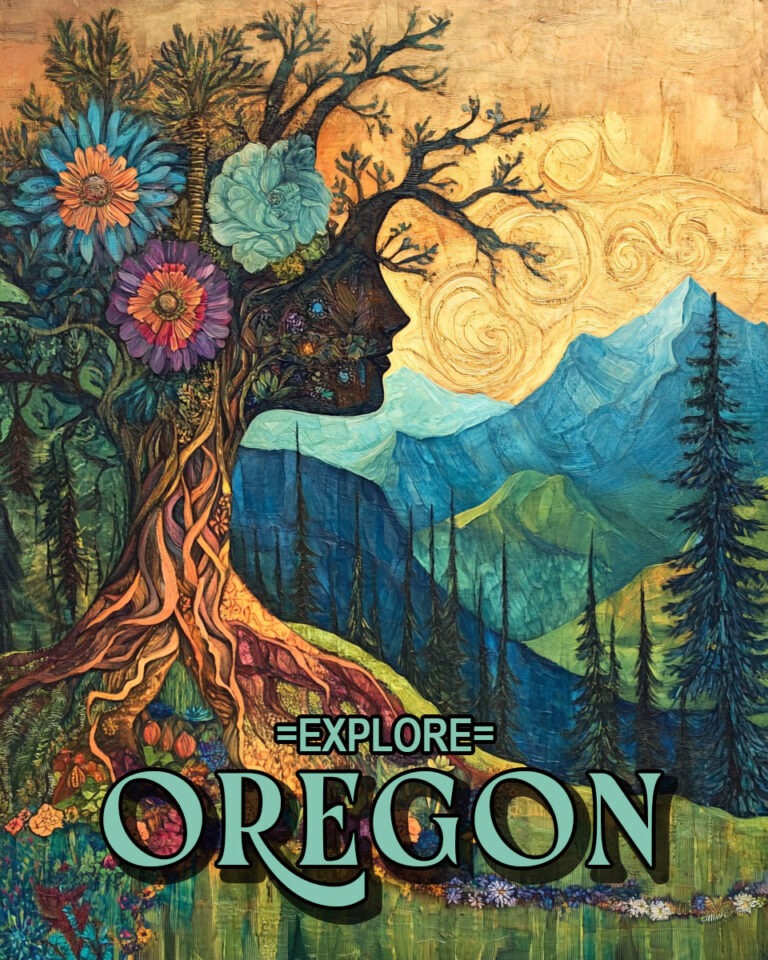 Mother Nature - Oregon Souvenir Home Decor Wall Art Prints – 8″x10 ...