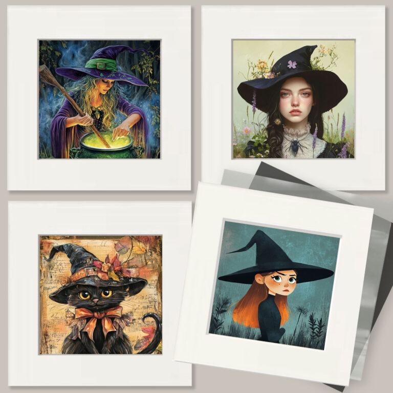 Portrait - Witch and Witches Wall Art Prints - 8"x10" Art Print for 11 ...