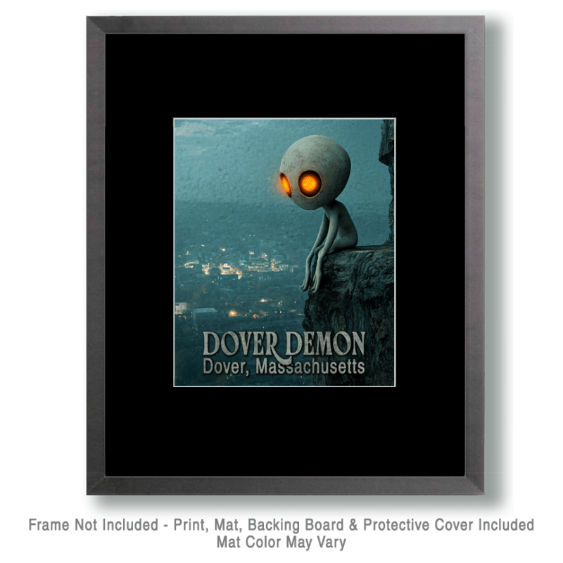 Sad Dover Demon - Mythical Beasts Wall Art Prints – 8″x10″ Artwork for ...