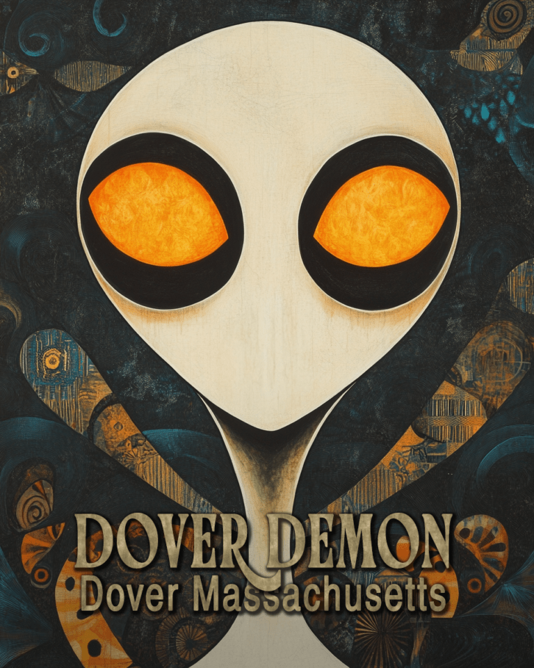 Stylized Dover Demon - Mythical Beasts Wall Art Prints – 8″x10″ Artwork ...