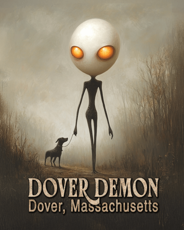 Dover Demon Walking Dog - Mythical Beasts Wall Art Prints – 8″x10 ...
