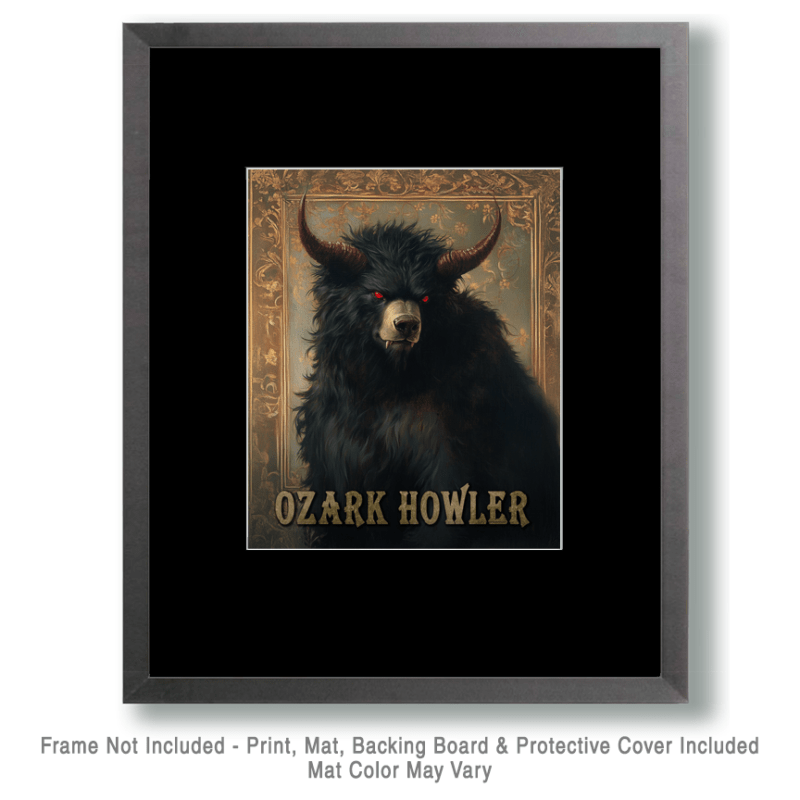 Ozark Howler Portrait - Mythical Beasts Wall Art Prints – 8″x10 ...