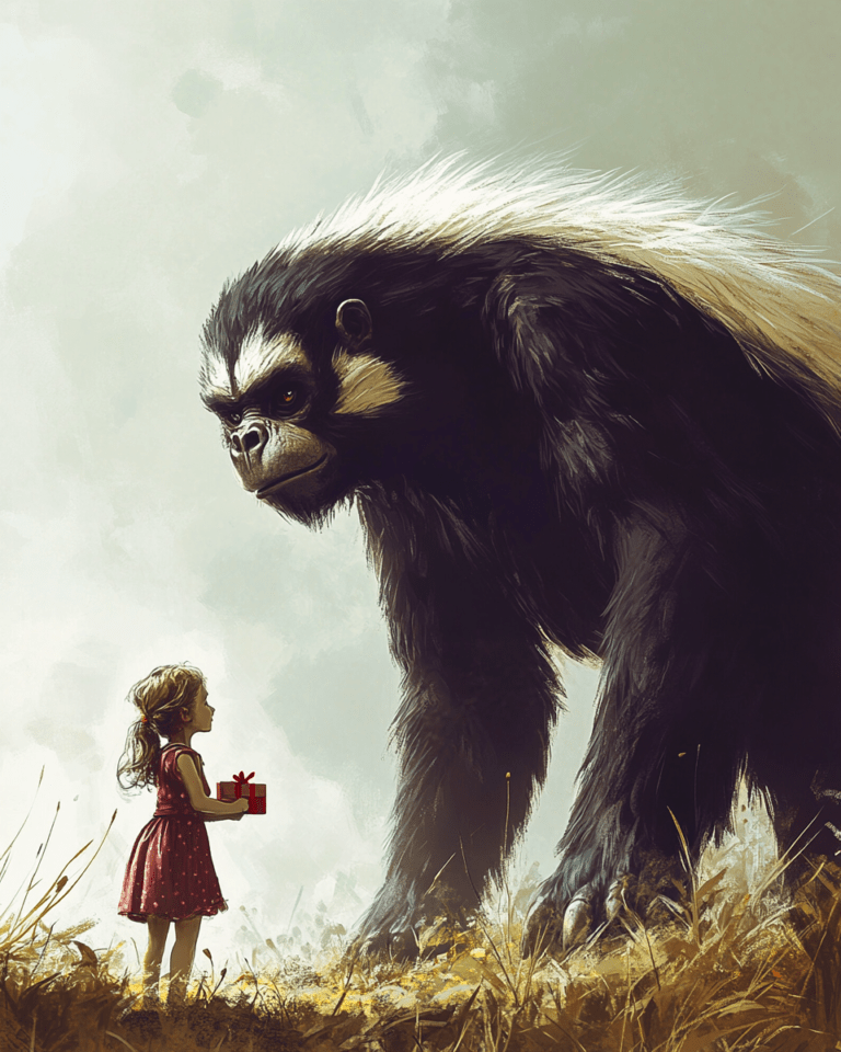 A Gift for the Everglades Skunk Ape - Mythical Beasts Wall Art Prints ...