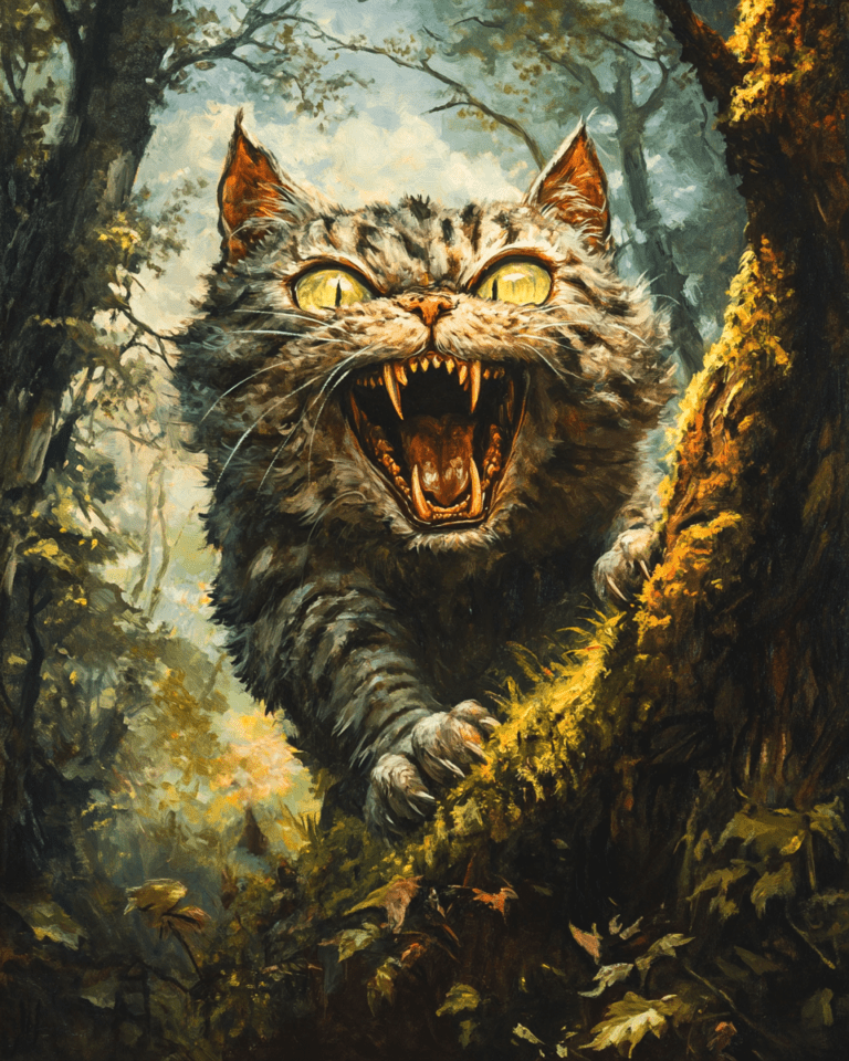 Appalachia Wampus Cat - Mythical Beasts Wall Art Prints – 8″x10 ...