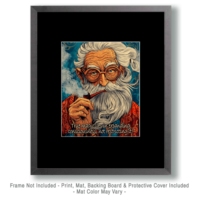 Wizard Logic "True Magic" Wall Art Prints – 8″x10″ Artwork for 11″x14 ...