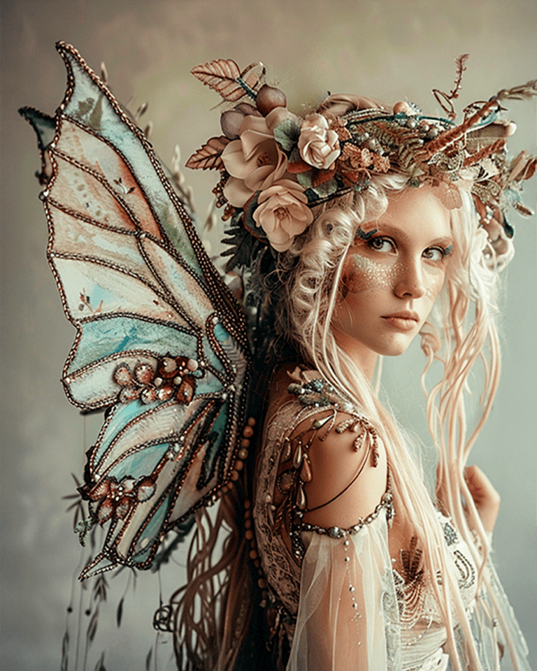 Western Highland Fairy - Fairies Wall Art Prints – 8″x10″ Artwork for ...