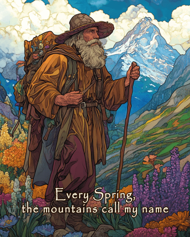 Mountains Calling - Wizard Logic Wall Art Prints – 8″x10″ Artwork for ...