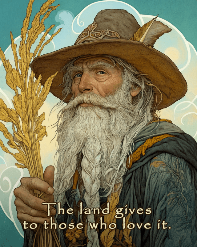 The Land Gives - Wizard Logic Wall Art Prints – 8″x10″ Artwork for 11 ...