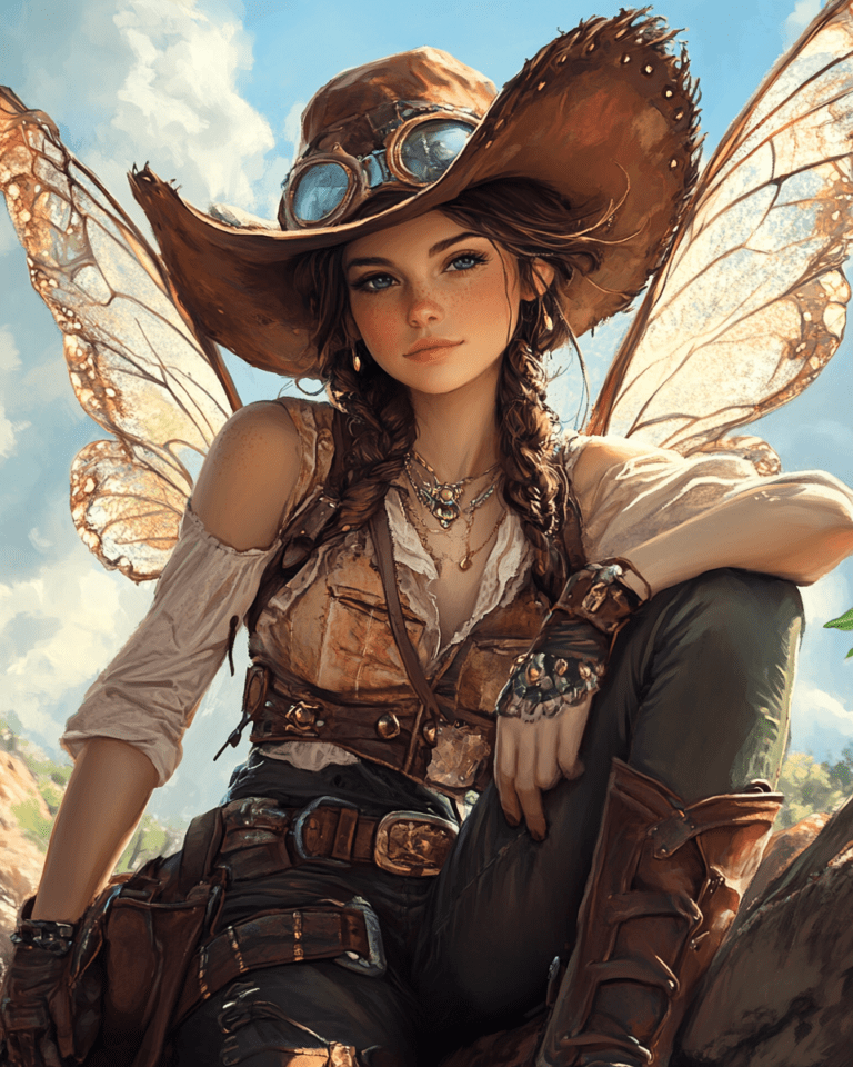 Modern Cowgirl Fairy - Southwestern Fairies Wall Art Prints – 8″x10 ...
