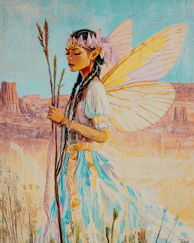 Pastel Desert Fairy - Southwest Fairies Wall Art Prints – 8″x10 ...