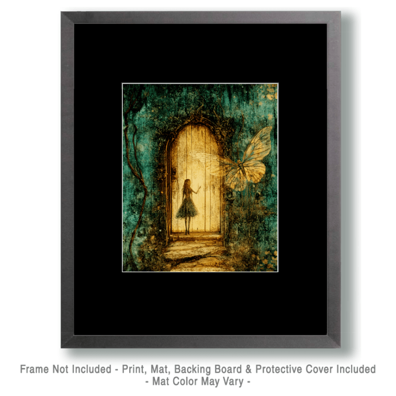 Fairy Guest - Fairies Wall Art Prints – 8″x10″ Artwork for 11″x14 ...
