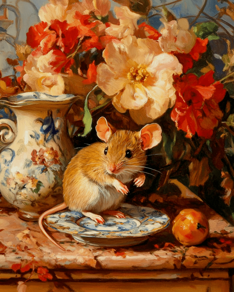 Field Mouse - Animal Still Life Wall Art Prints – 8″x10″ Artwork for 11 ...