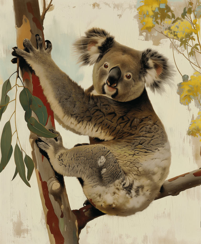 Koala Bear Mixed Media - Animal Kingdom Wall Art Prints, from Cute to ...