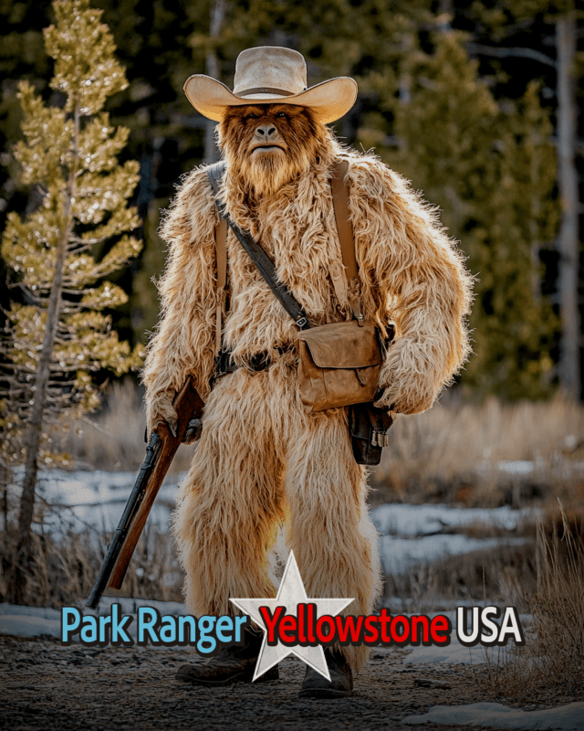 Sasquatch - Animal Park Ranger Wall Art Prints – 8″x10″ Artwork for 11 ...