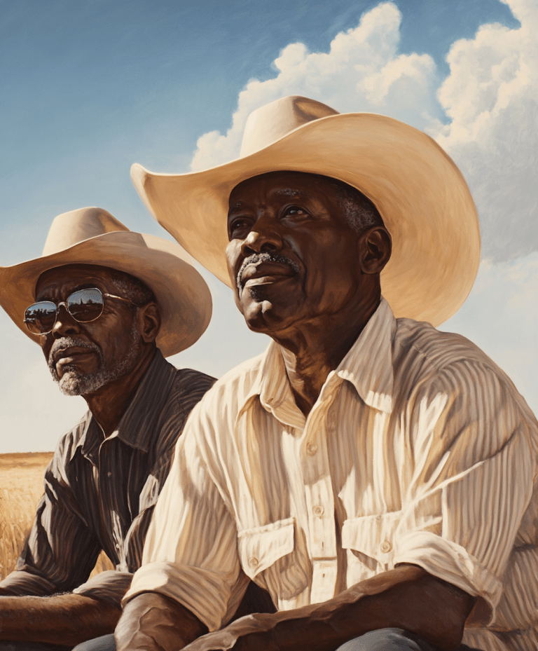 Cowboy Old Friends - Cowboy Western Art Prints 8"x10" Artwork - Mowbi ...