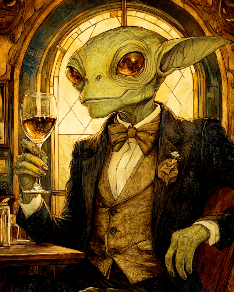 Alien Toast - Aliens, Spaceships Outer-Space Wall Art Prints – 8″x10 ...