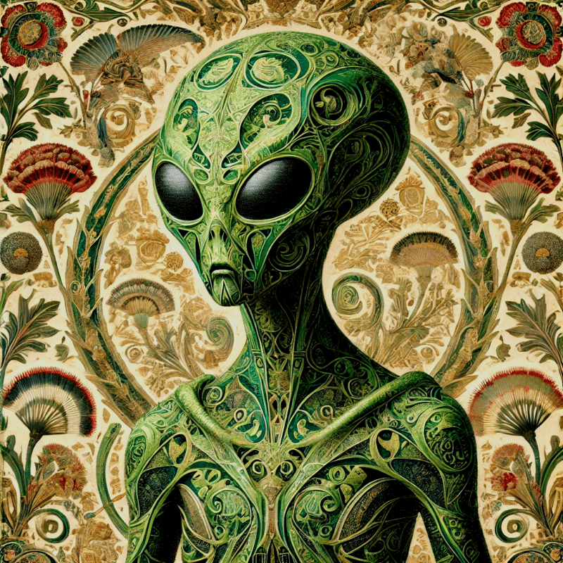 Alien #10 - Aliens, Spaceships Outer-Space Wall Art Prints – 8″x10 ...