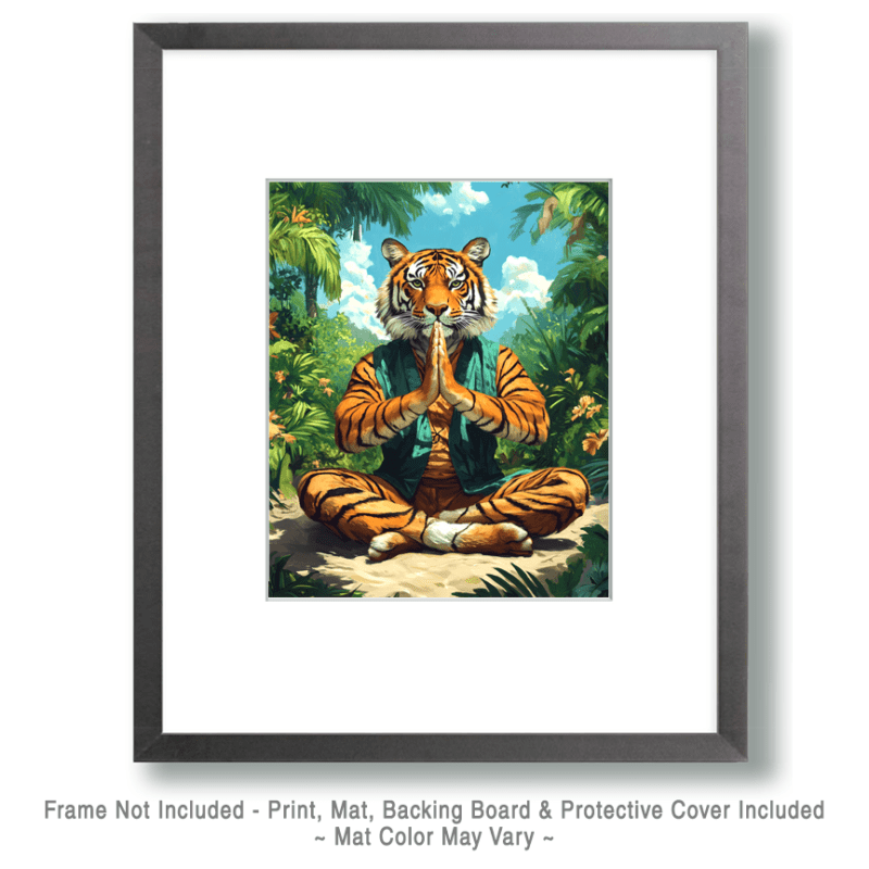 Tiger Dance #12 - Martial Arts Wall Art Prints – 8″x10″ Artwork for 11 ...