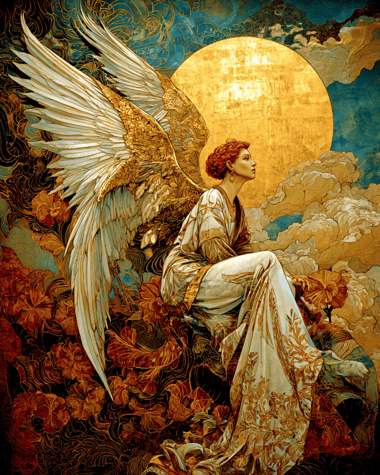 Angel on High Art Print - 8"x10" Artwork - Mowbi Wholesale