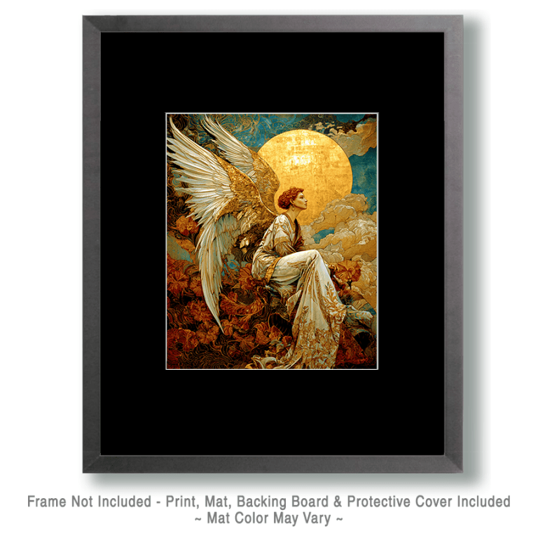 Angel on High Art Print - 8"x10" Artwork - Mowbi Wholesale