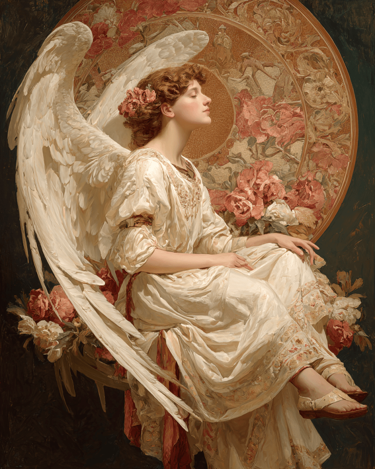 Angel Rose - Angelic Art Print - 8"x10" Artwork - Mowbi Wholesale